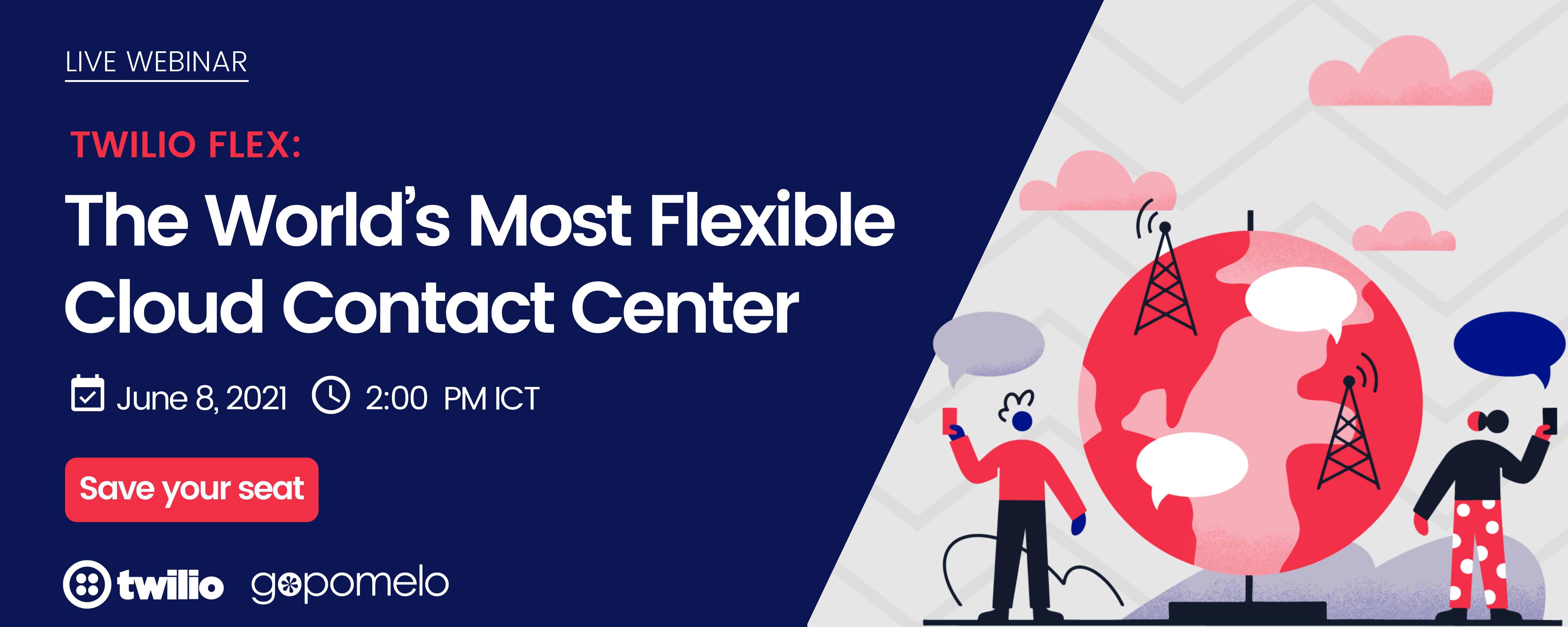 TH | Twilio Flex: The World’s Most Flexible Cloud Contact Center | Join our webinar